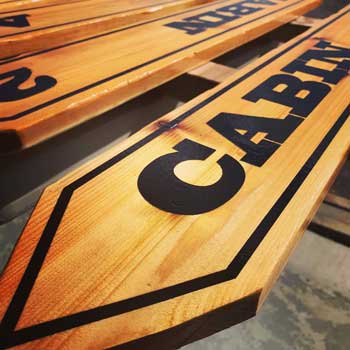 Custom Wood Signage - SignifyGraphics.com | Professional Vehicle Wraps ...